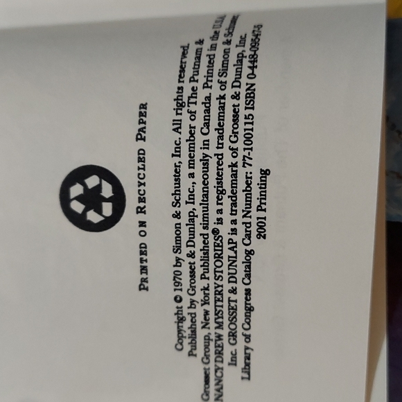 Grosset Dunlap Publishers | Other | Nancy Drew The Mysterious Mannequin ...